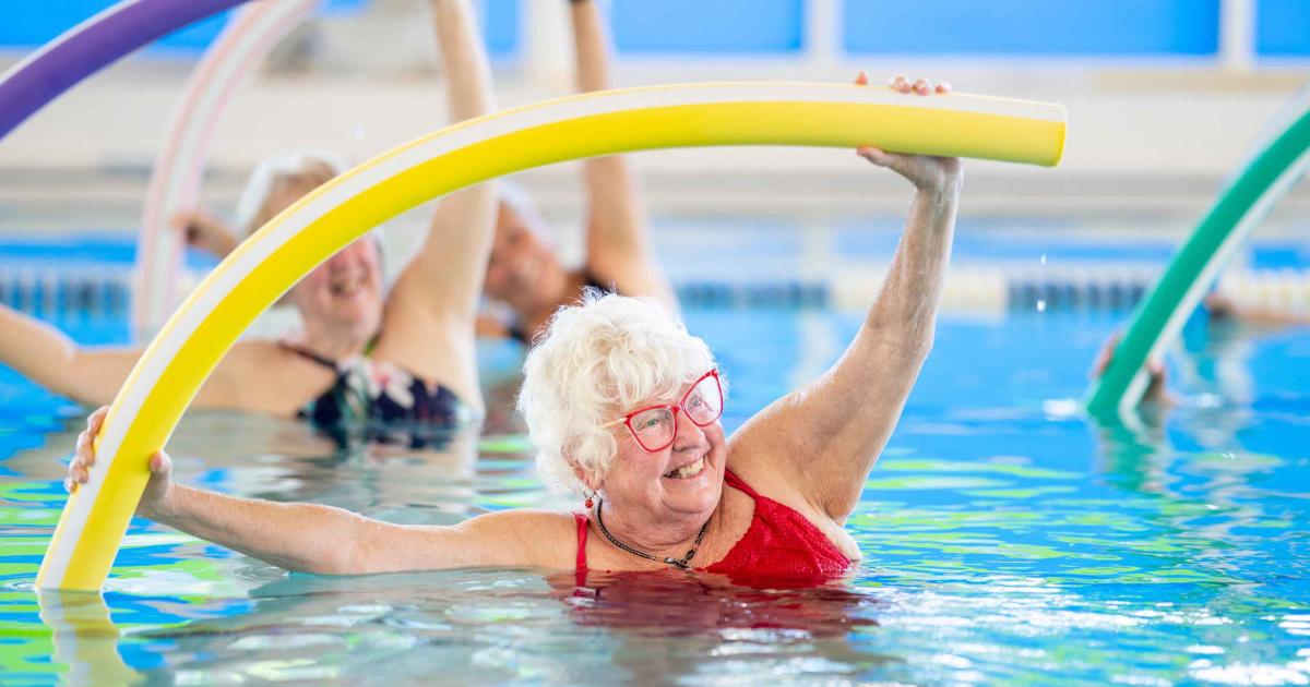 Seniors Aqua Aerobics | Off The Leash